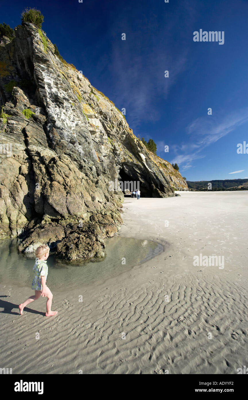 Boy exploring cave hi-res stock photography and images - Alamy