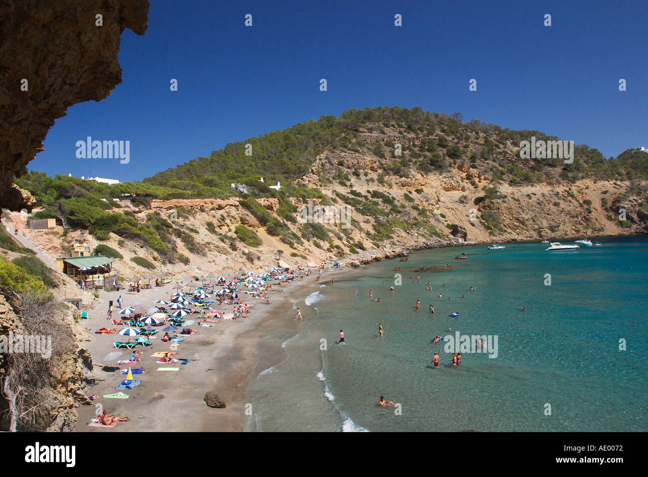 Cala de Boix near Santa Eularia des Riu on Ibiza Stock Photo - Alamy