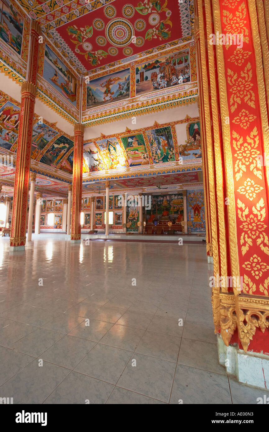 Interior Of Wat That Luang Tai Stock Photo - Alamy