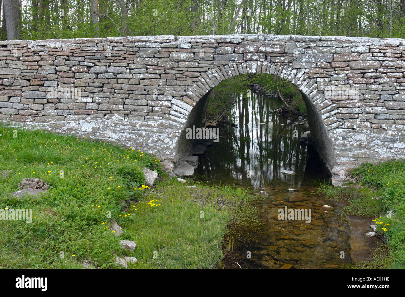 Steinbruecke Oeland Schweden Old stonebridge sweden Stock Photo - Alamy