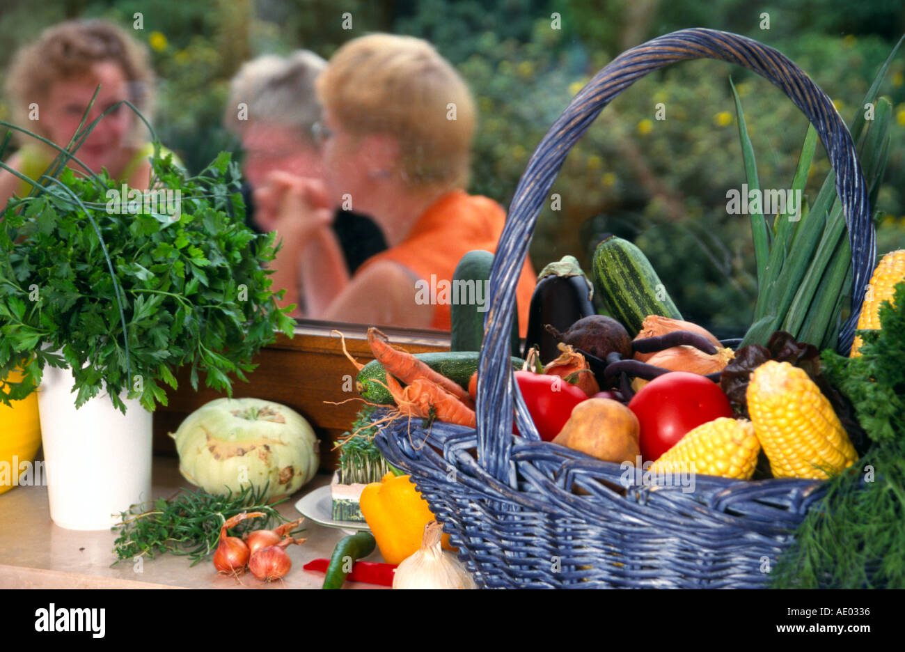 Vegetable before preparation Stock Photo - Alamy