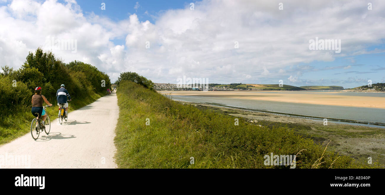 the camel trail cycleway and footpath along disused railway line the ...