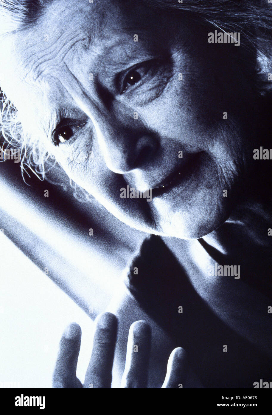 old woman emotion Stock Photo - Alamy