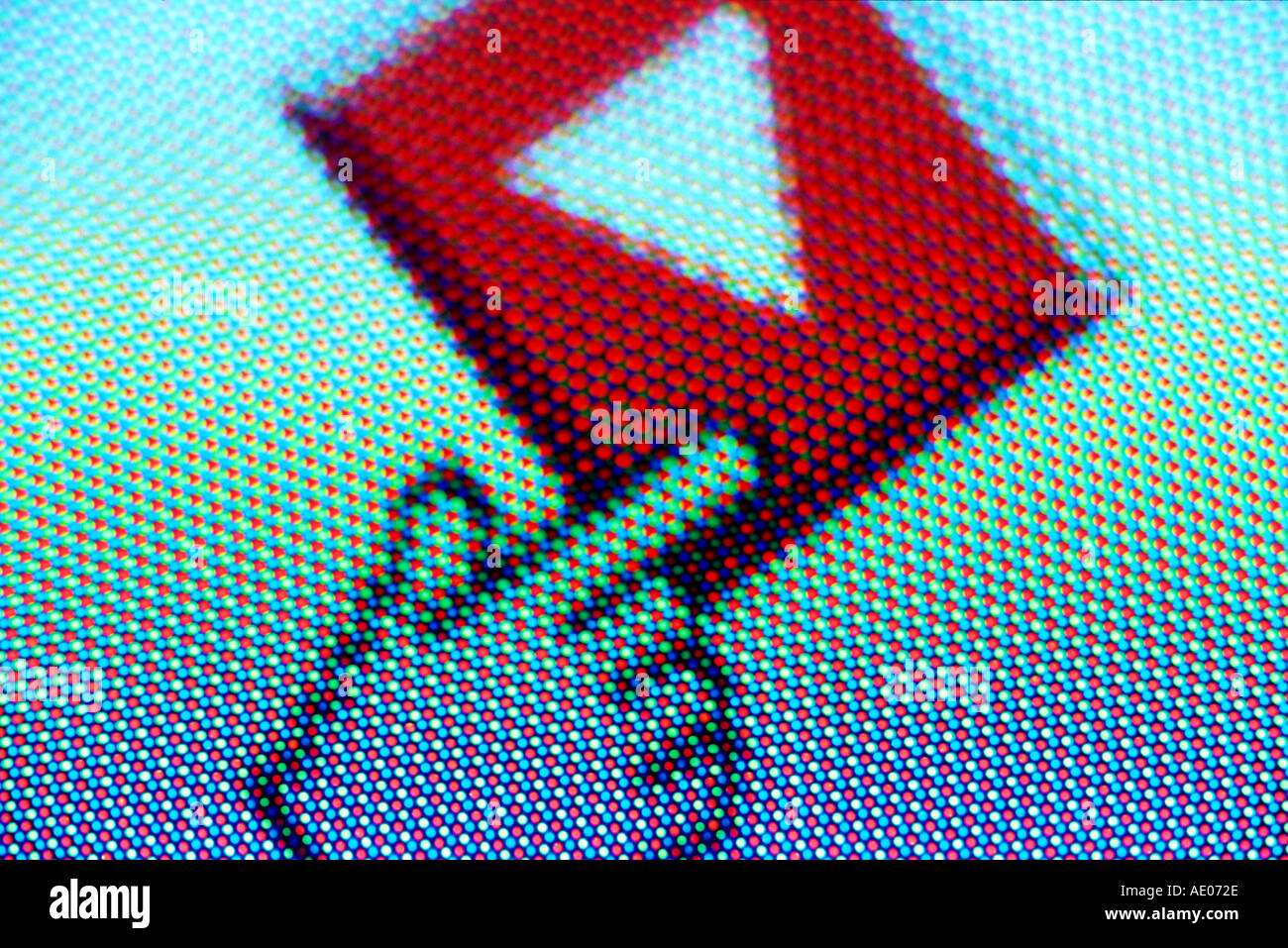 PC Hand icon with a finger Stock Photo - Alamy