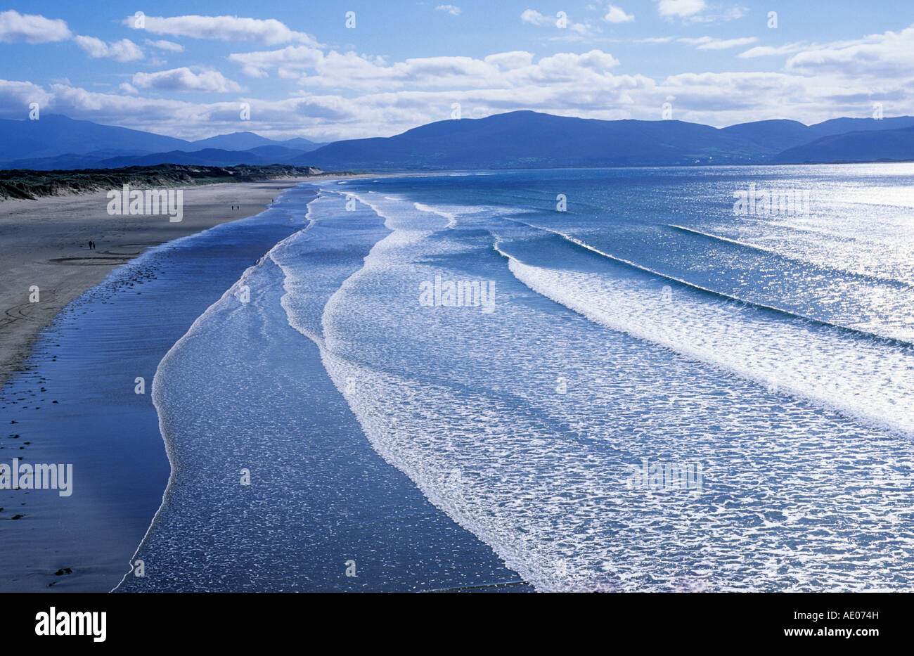 Inch Peninsula, beach, Dingle Peninsula, County Kerry, Eire, Ireland ...