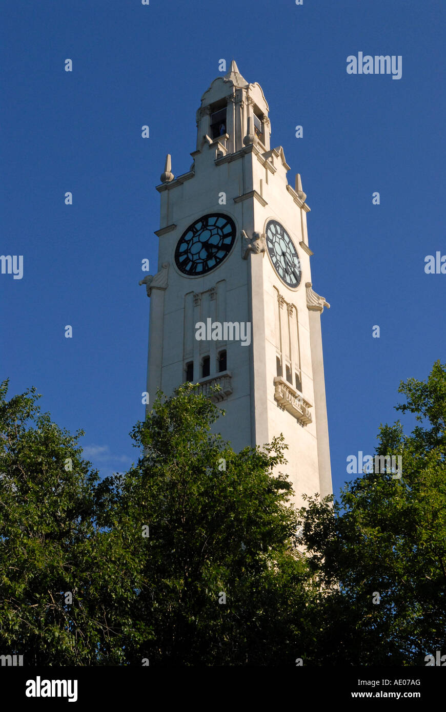 Clock Tower in the Old Port of Montreal Quebec Canada Stock Photo - Alamy