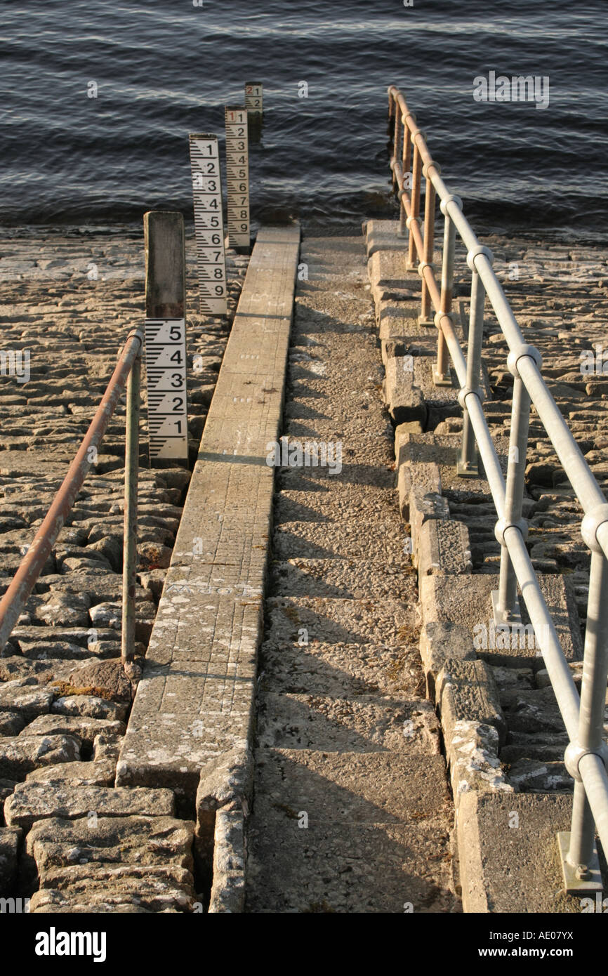 Reservoir Steps at Rivington Reservoir, Lancashire Stock Photo - Alamy