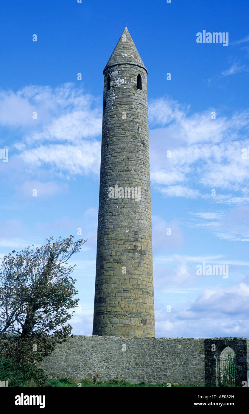 Rattoo Round Tower Ballyduff County Kerry early 11th century Stock ...