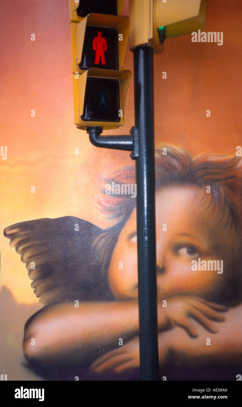 Red robot traffic light hi-res stock photography and images - Alamy