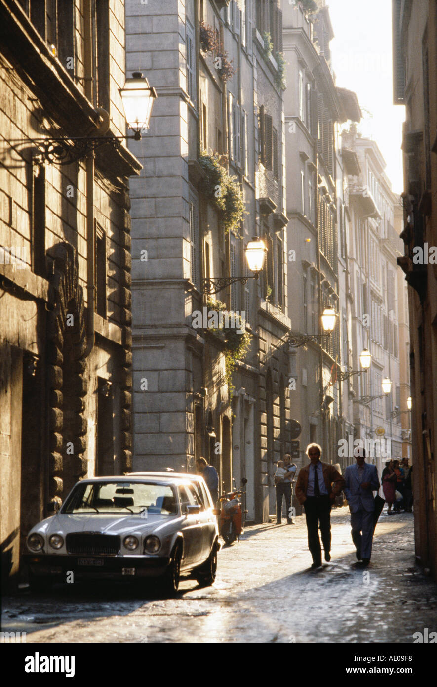 Medieval Quarter Rome Italy Stock Photo - Alamy