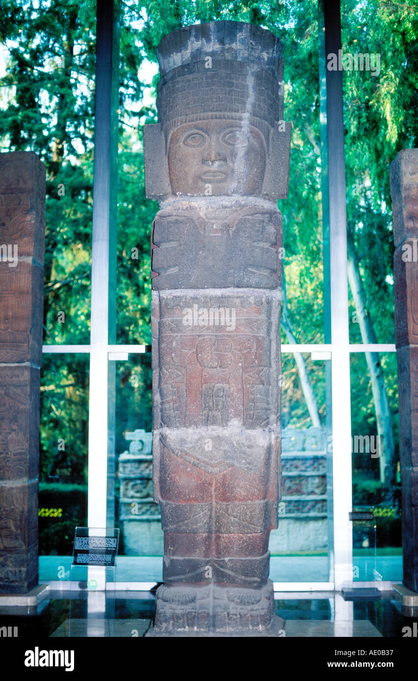 Atlante Statue from Tula National Museum of Anthropology Museo Nacional ...