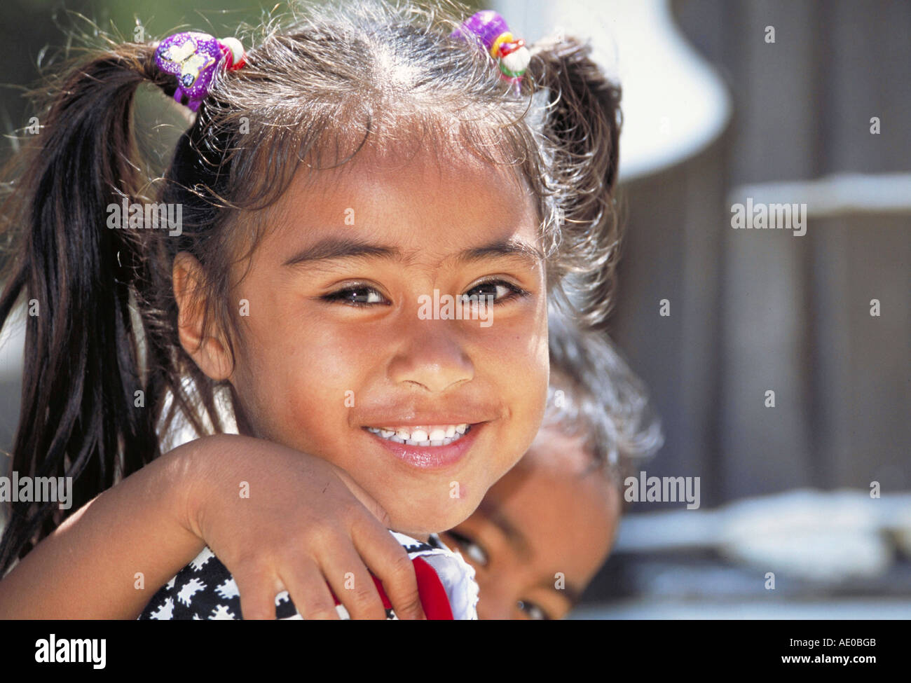 Insel Tonga Polynesien Sued Pazifik beautiful girl Stock Photo - Alamy