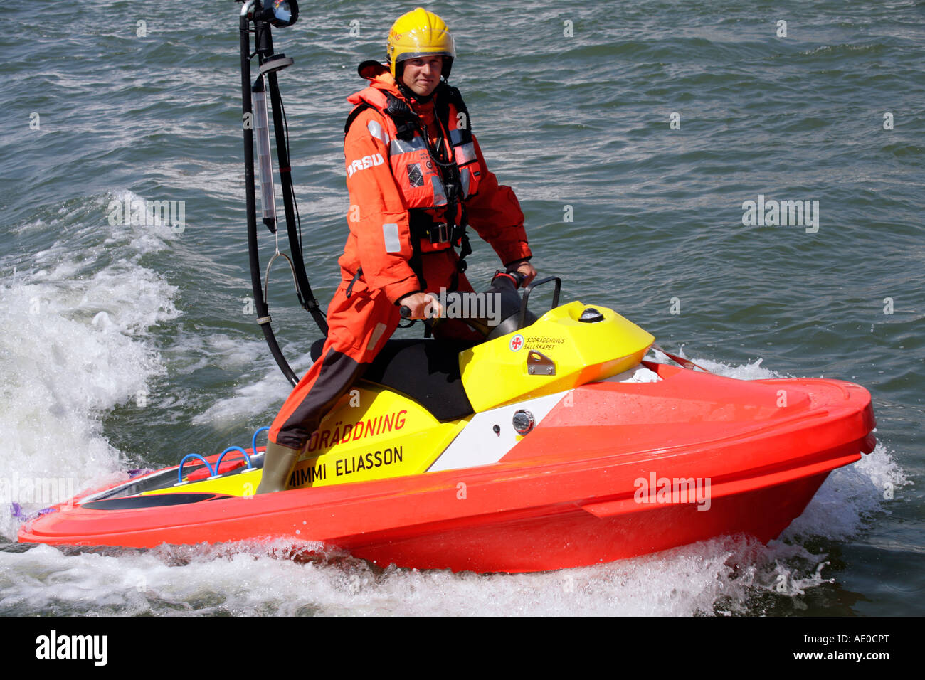 RESCUERUNNER a Sea rescue Boat of The Swedish Sea Rescue Society Stock ...