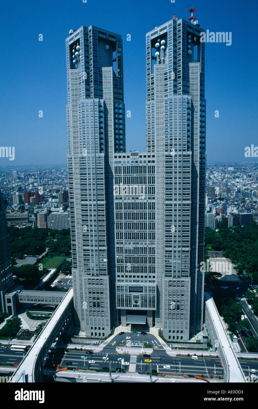 Tokyo metropolitan government building observatory hi-res stock ...