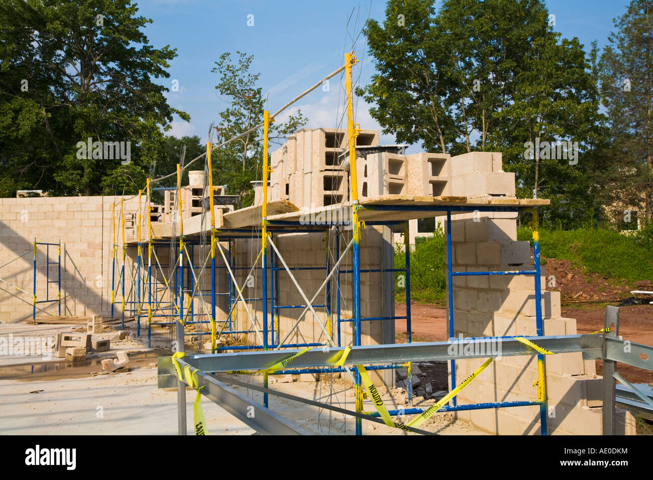 Construction Site of a Shopping Mall Stock Photo - Alamy