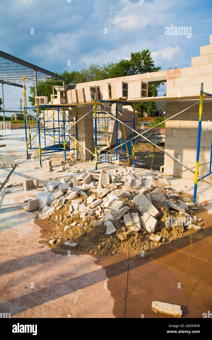 Construction Site of a Shopping Mall Stock Photo - Alamy