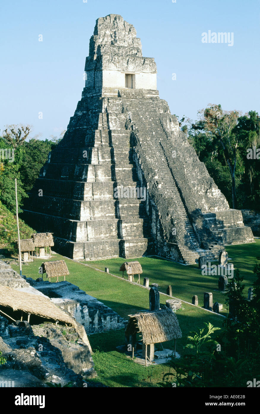 Pyramid of the Grand Jaguar Tikal Guatemala Stock Photo: 921131 - Alamy
