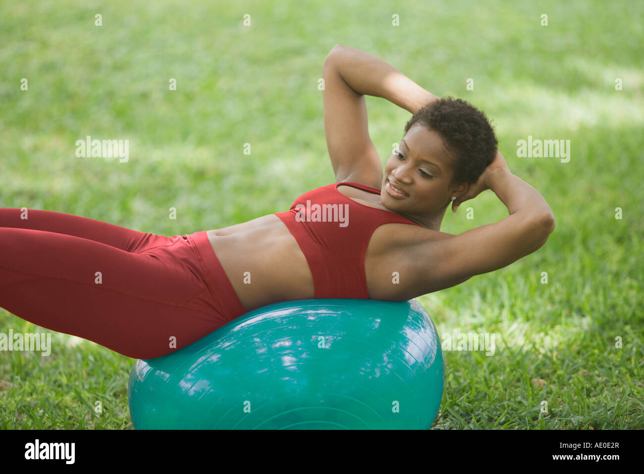 African woman exercising hi-res stock photography and images - Alamy