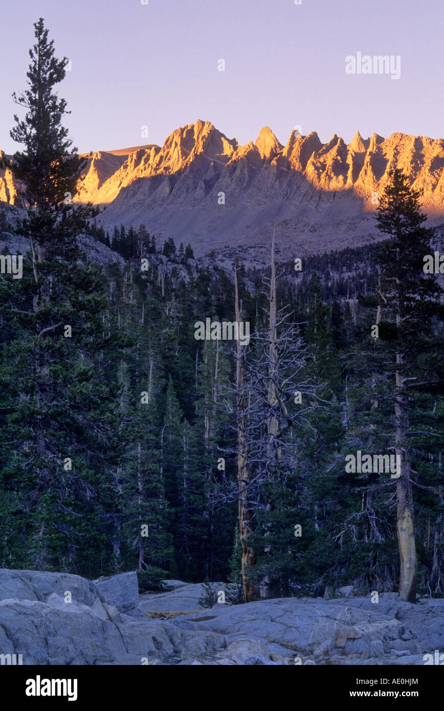 Koip Crest in the Ansel Adams Wilderness, Inyo National Forest, Sierra ...