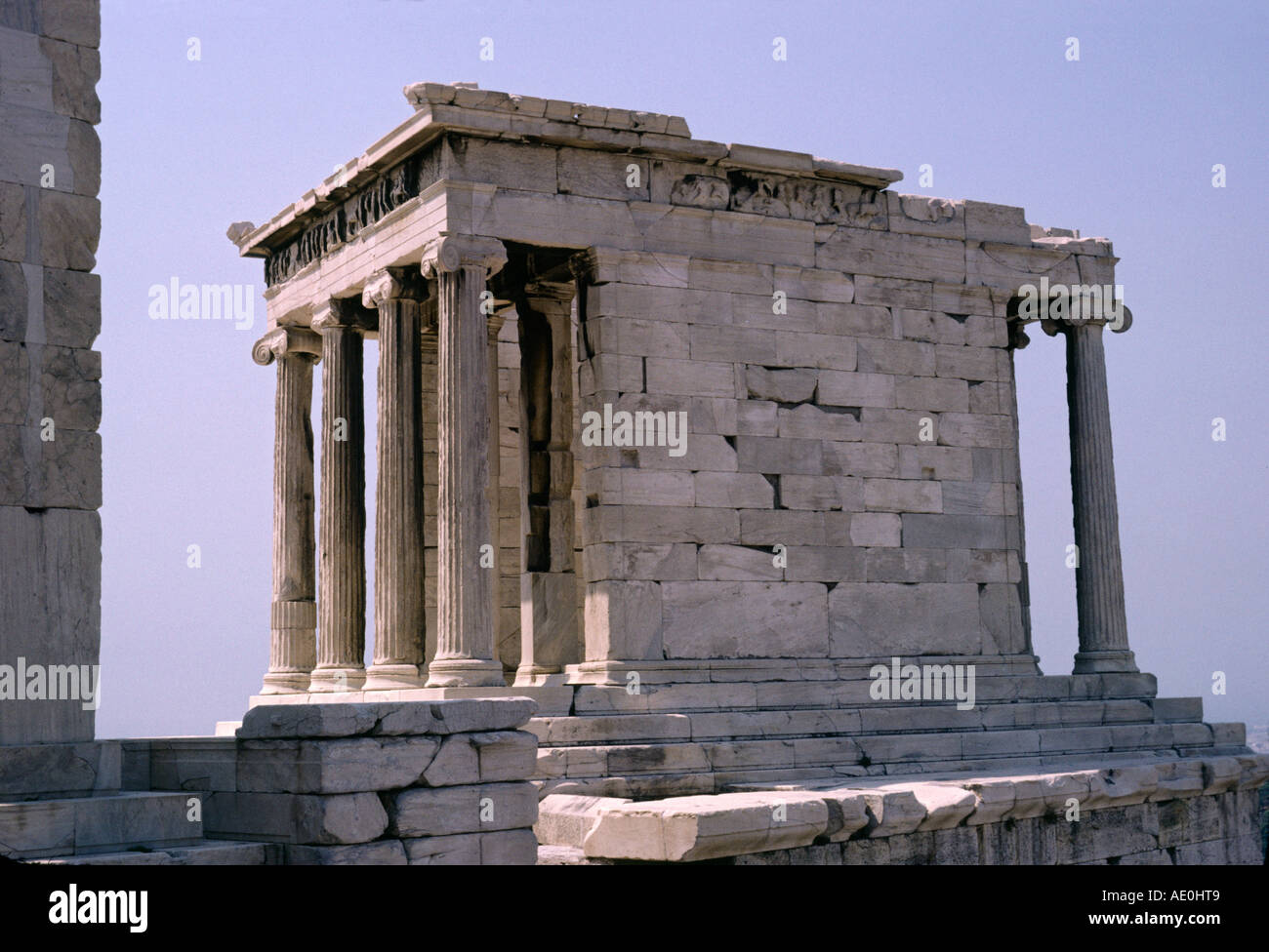 Temple of Athena Nike, Acropolis Athens Greece Europe Stock Photo - Alamy