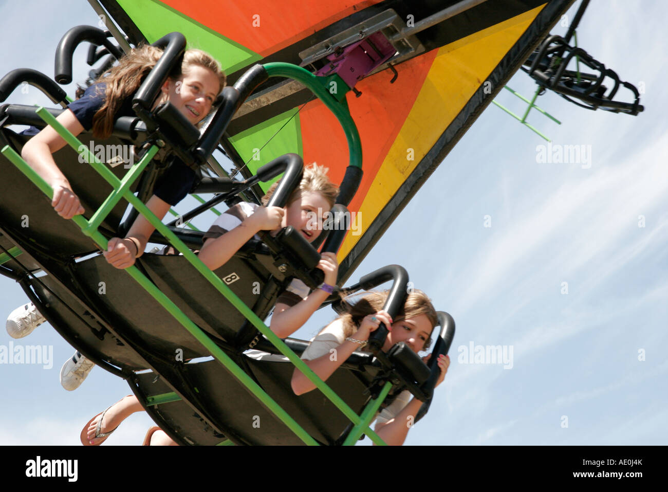 Valparaiso Indiana,Porter County Fair,carnival ride,girls,teen teens ...