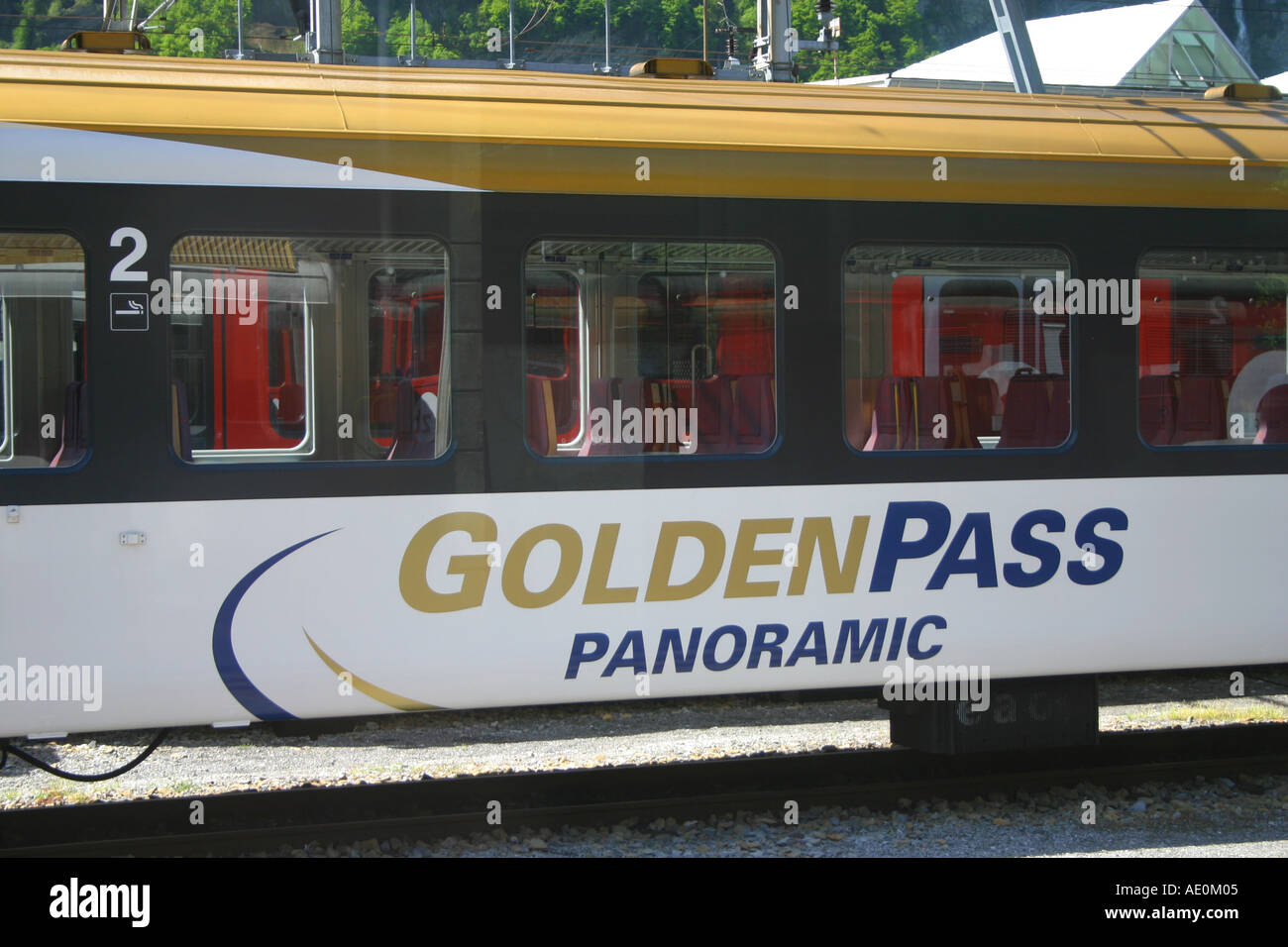 Golden Pass Panoramic Railway Switzerland Stock Photo - Alamy