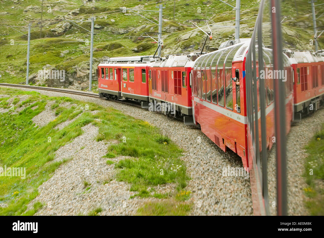 The Bernina Express from Switzerland to Italy Stock Photo - Alamy