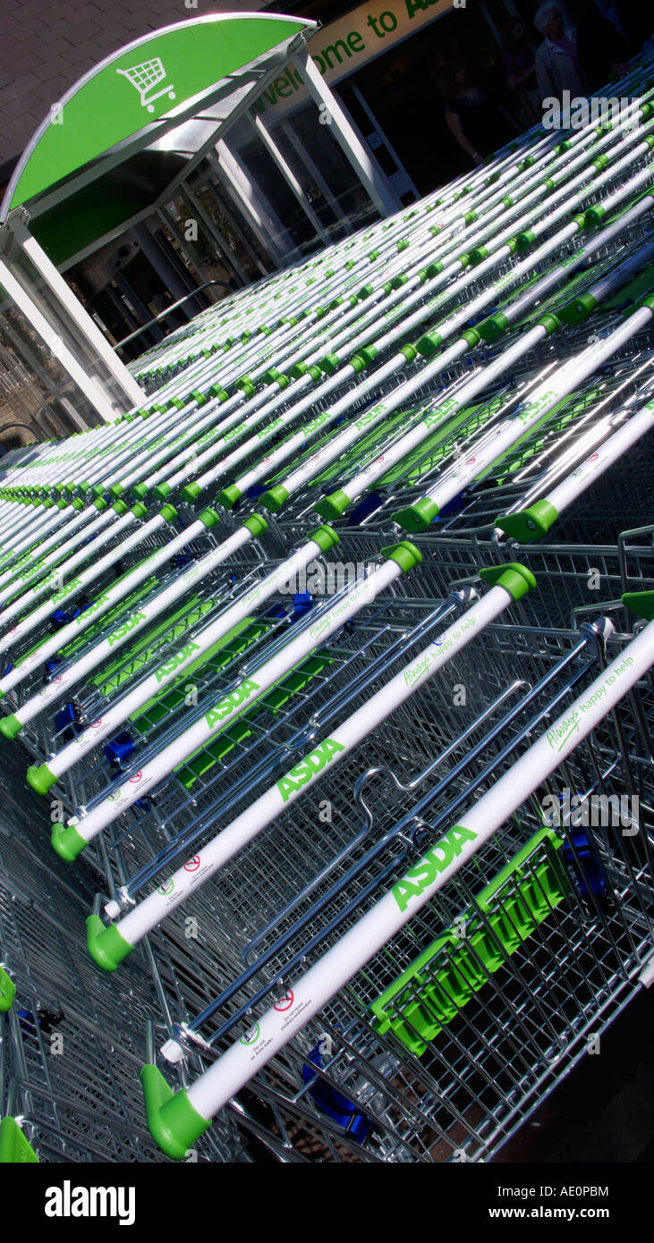 Trollies and asda hi-res stock photography and images - Alamy