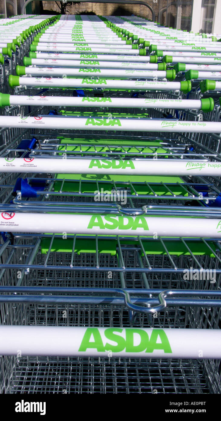 Trollies and asda hi-res stock photography and images - Alamy