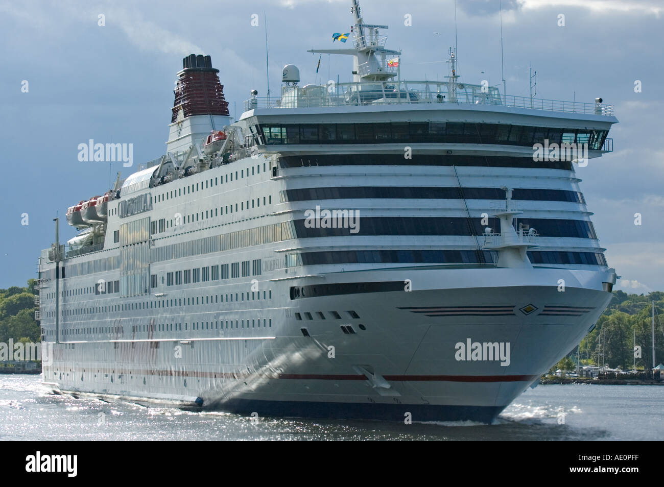 Sweden, Stockholm, Cruise ship Stock Photo - Alamy