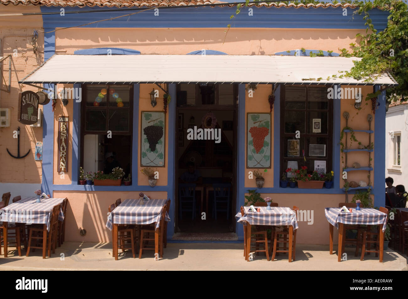 Authentic shop from Bozcaada Stock Photo - Alamy