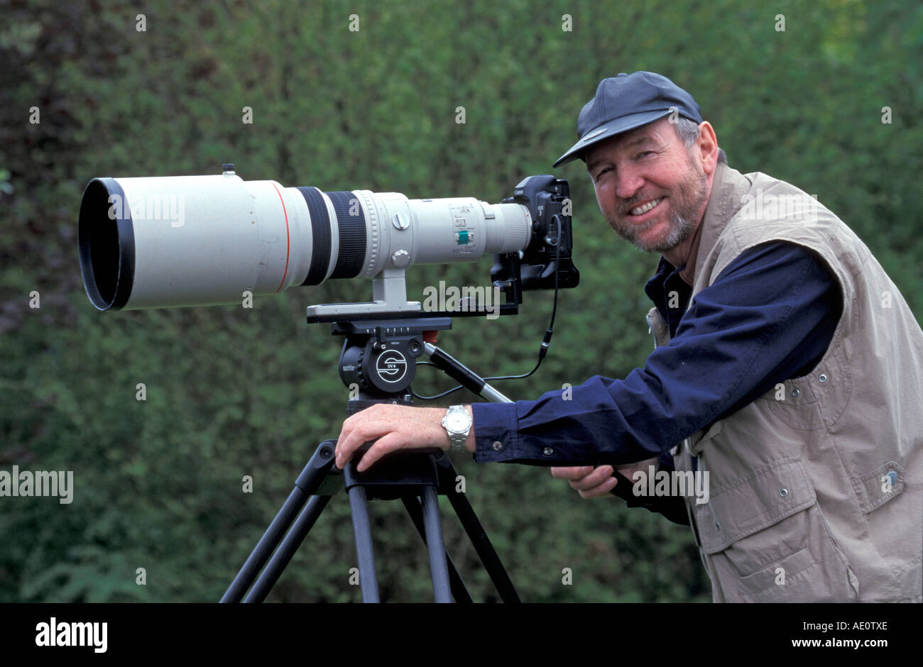 animal photographer at work uwe walz, germany Stock Photo - Alamy