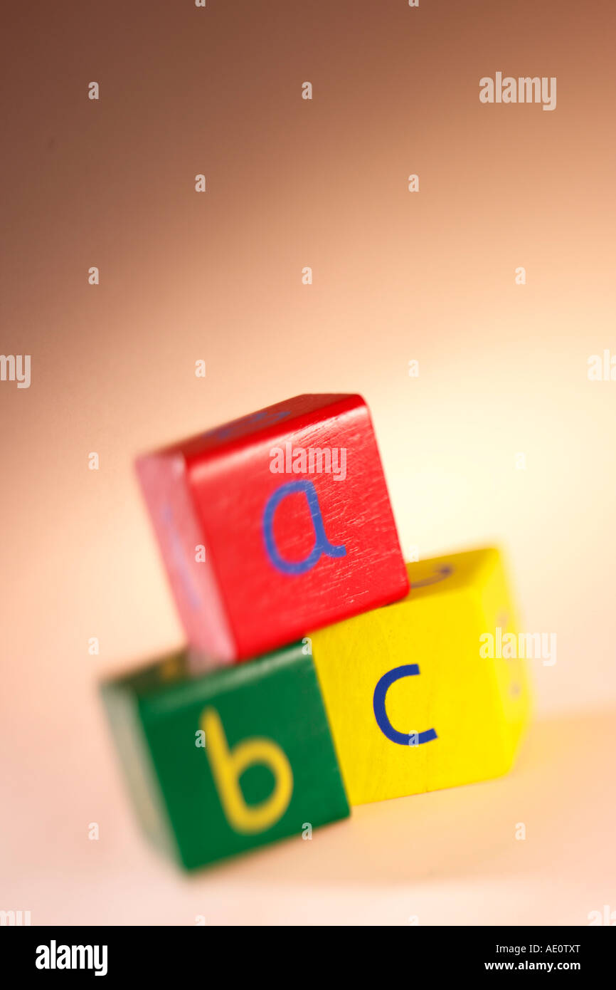 Child Playing Abc Blocks High Resolution Stock Photography and Images ...