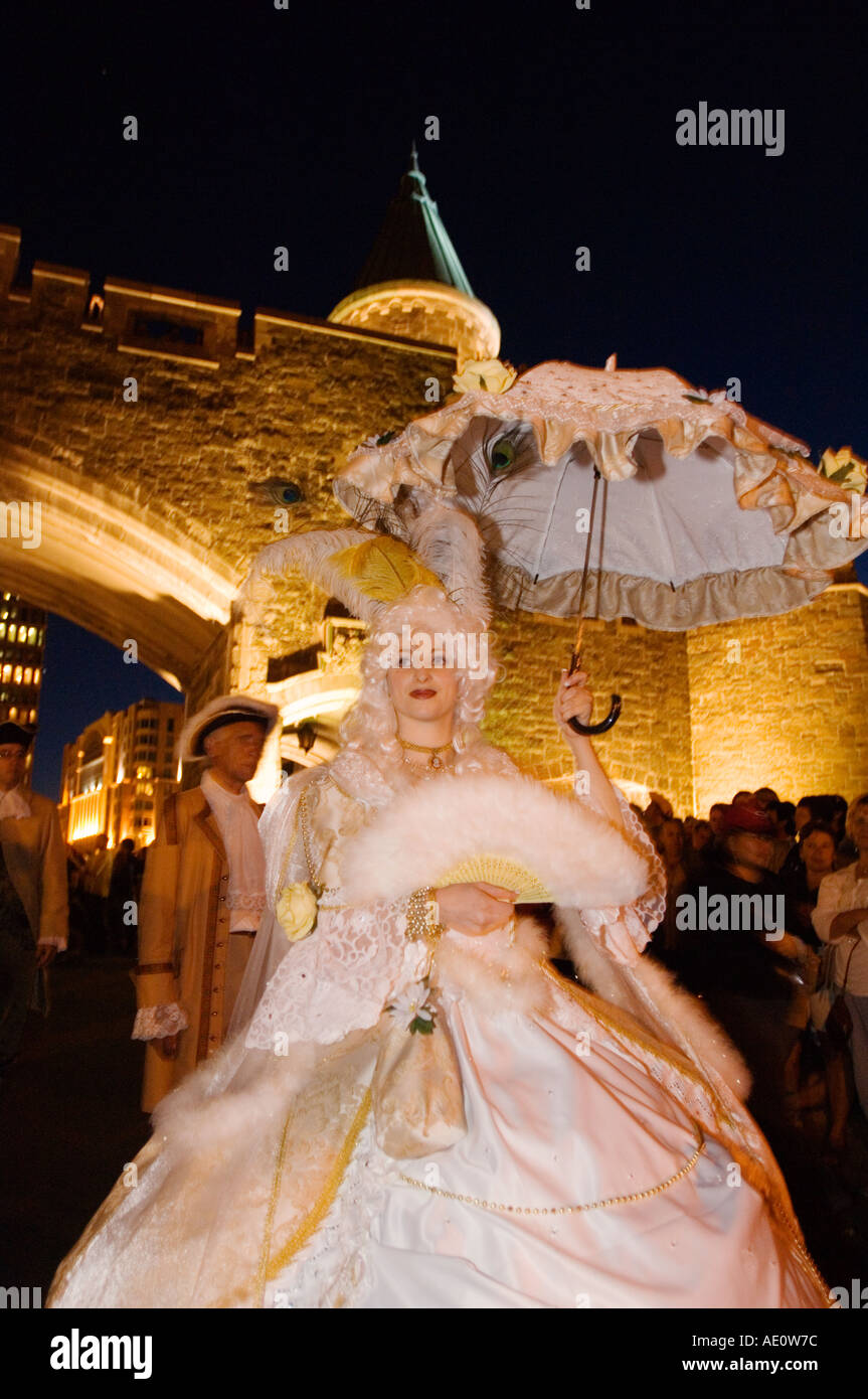 Canada, Quebec City, Fetes de la Nouvelle France, Parade Stock Photo ...