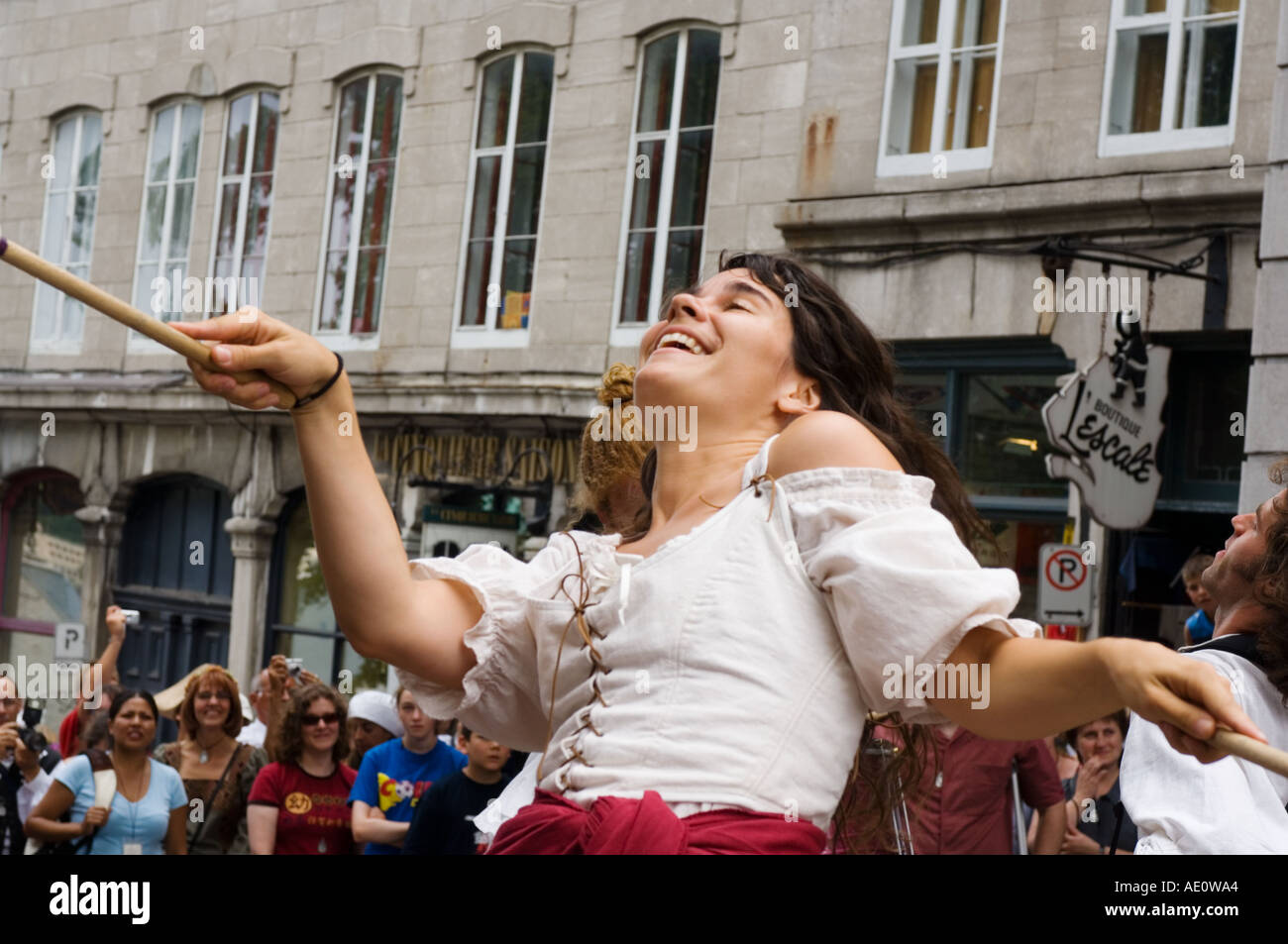 Canada, Quebec City, Fetes de la Nouvelle France, Parade Stock Photo ...