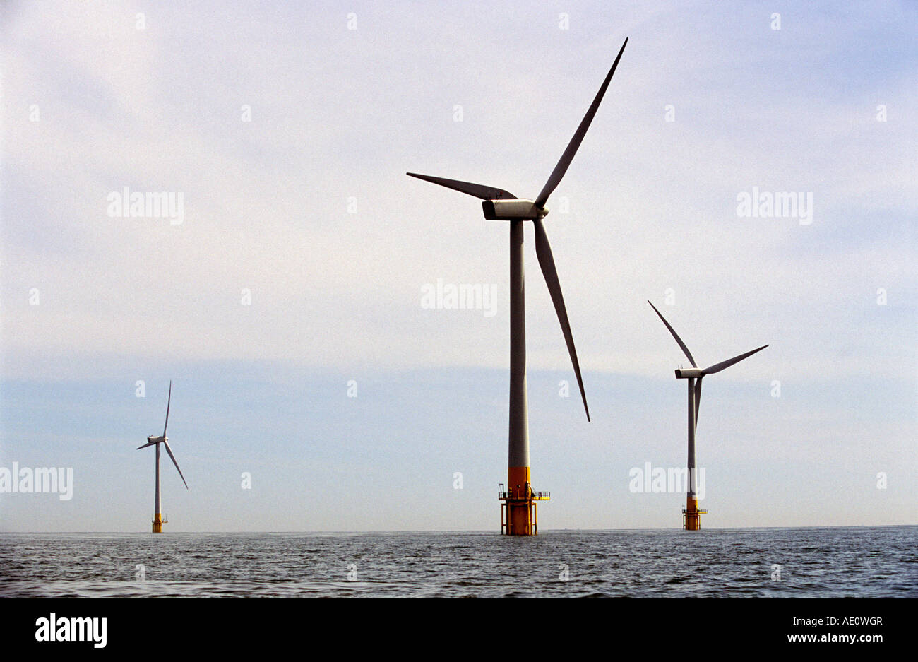 Offshore wind farm, Scroby Sands, Great Yarmouth, Norfolk, UK Stock ...