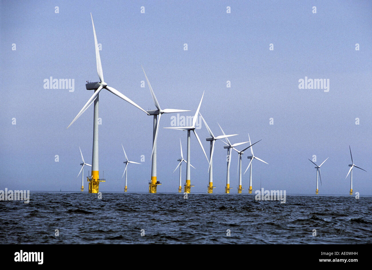 Offshore wind farm, Scroby Sands, Great Yarmouth, Norfolk, UK Stock ...