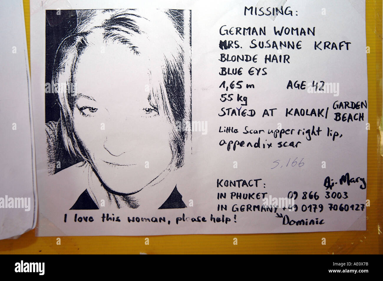 Identifying the dead Yarn Yao temporary mortuary One week after 2004 ...