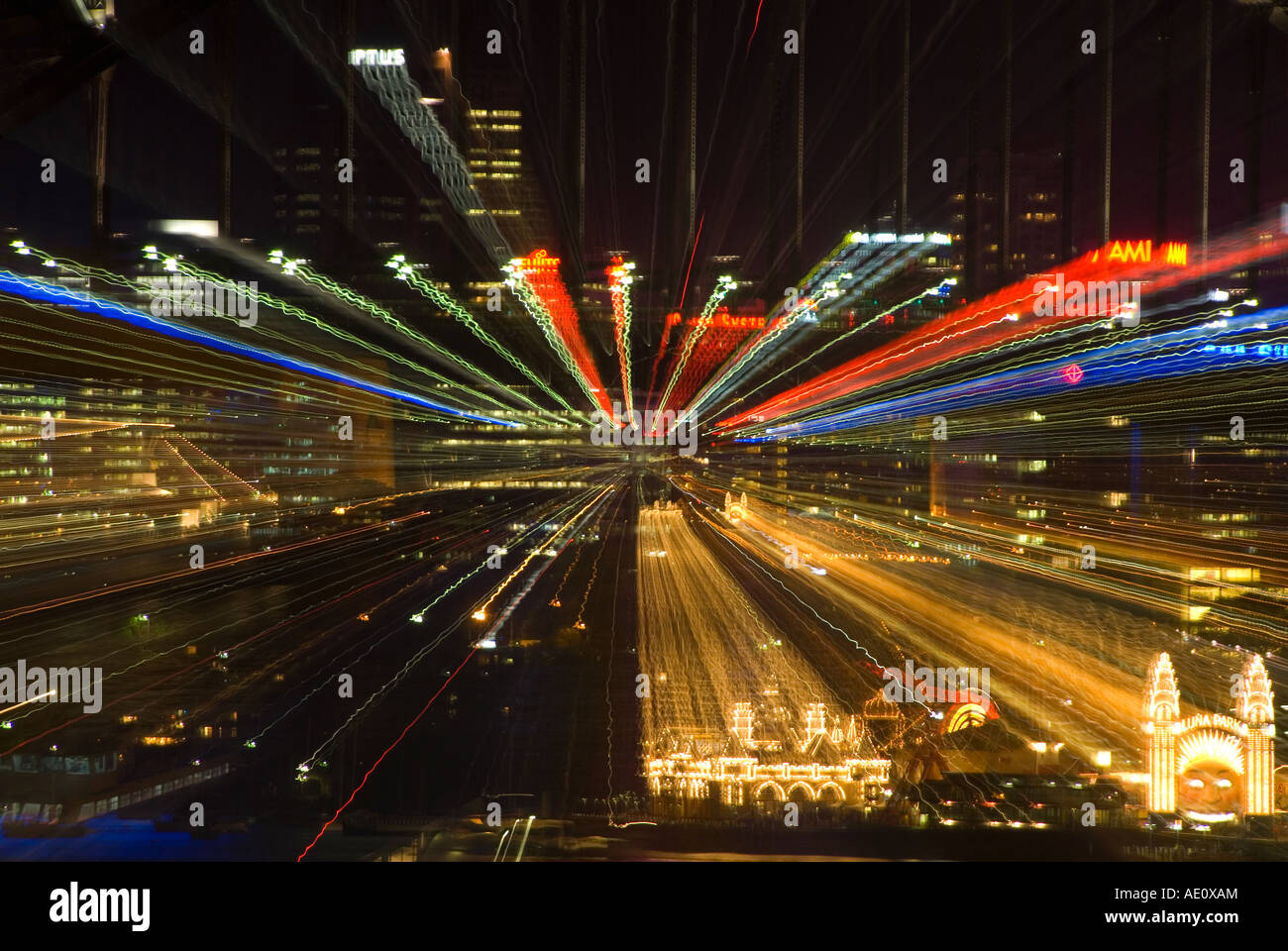 Abstract view of the sydney harbour bridge hi-res stock photography and ...