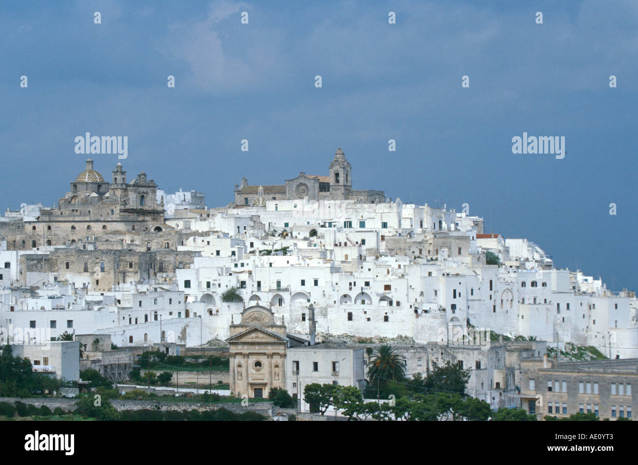 Ostuni Gargano Apulien Italien Stock Photo - Alamy