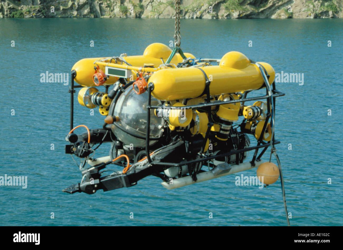 "Mantis" one man submarine (Similar to that used in James Bond films ...