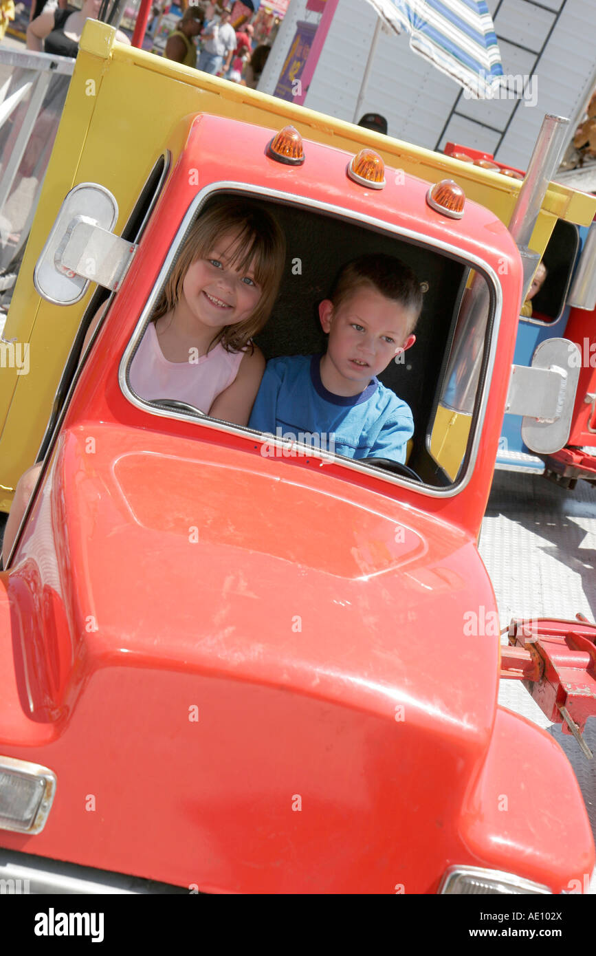 Valparaiso Indiana,Porter County Fair,carnival,Kiddie ride,truck,lorry ...