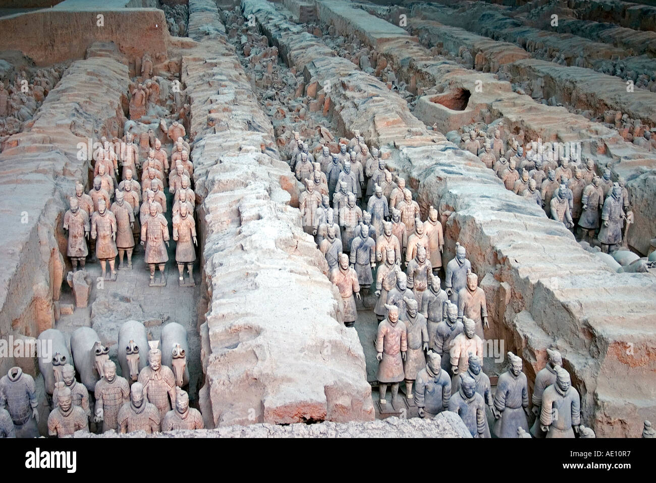 famous Chinese Terracotta Army Stock Photo - Alamy