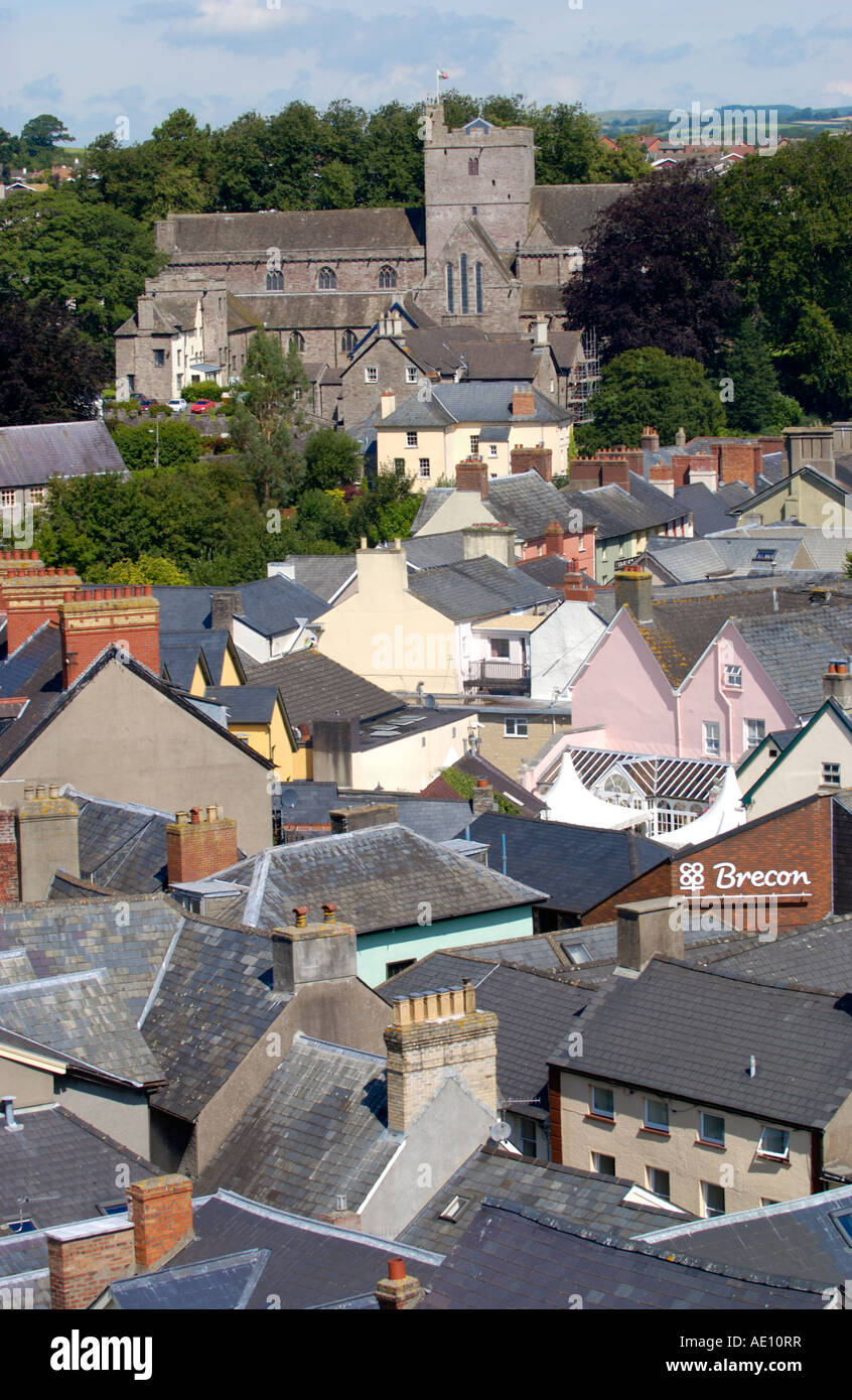 Brecon town centre hi-res stock photography and images - Alamy