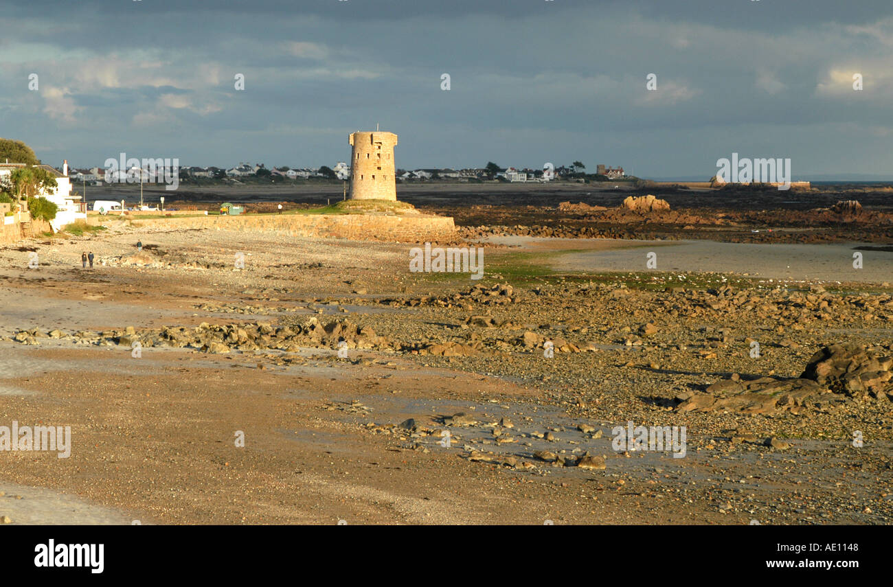 Watchtower on a beach Stock Photo - Alamy