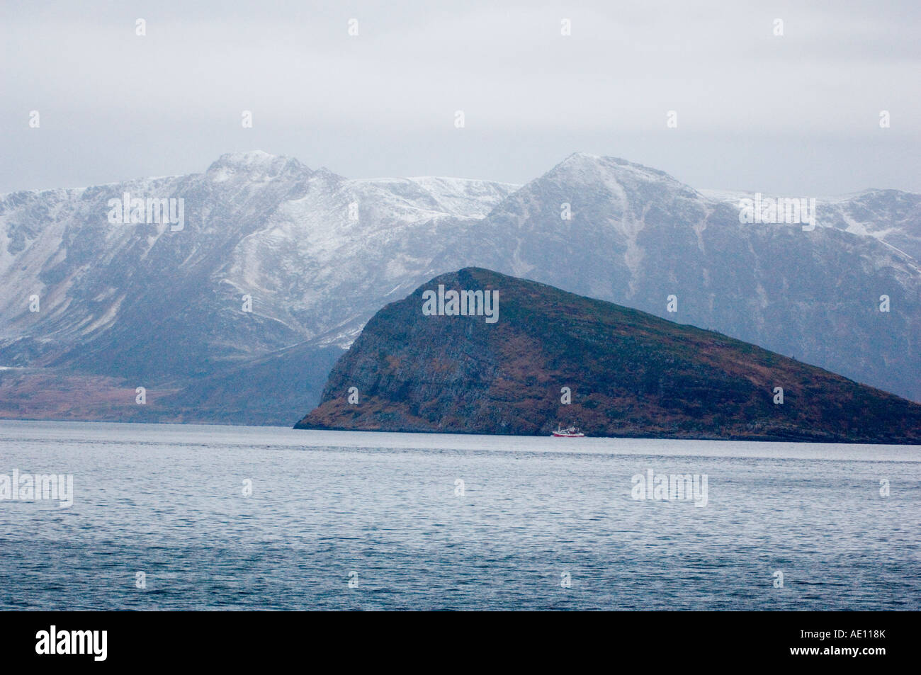 Mountains and water, Tysfjord, Norway Stock Photo - Alamy