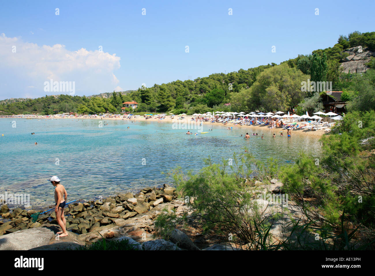 Kalogrias beach hi-res stock photography and images - Alamy