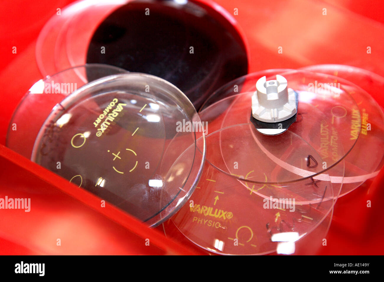 Lenses to check eyesight Stock Photo - Alamy