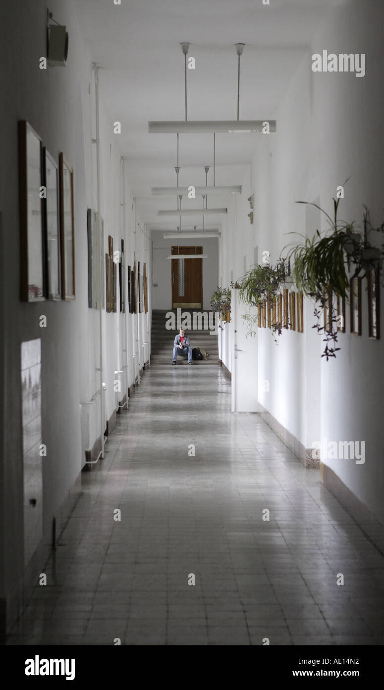 School and corridor hi-res stock photography and images - Alamy