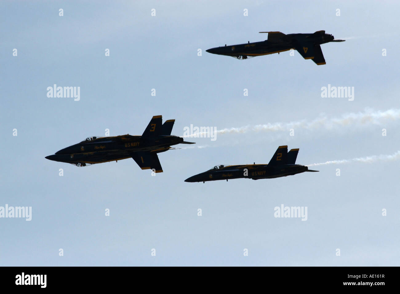 Blue Angels F/A-18 Hornets fly in tight cockpit inverted formation ...